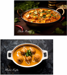 Shahi Paneer Poster, Malai Koft Food Posters (12 x 18 inch), South ...