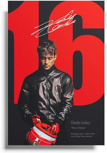 Charles Leclerc Ferrari F1 Poster | Formula One Posters for Wall | A3 ...