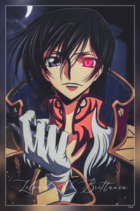 Posters World Lelouch Lamperouge Anime Code Geass Guy Matte Finish ...