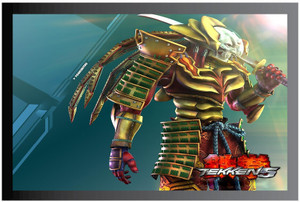 Tekken Game Frame Poster For Room Synthetic Wood Gloss Lamination F30 ...