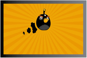 Angry Birds Poster with Frame Gloss Lamination M4 Paper Print - Movies ...