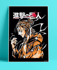 YAA - Attack On Titan : Eren Yeager New Premium Design Art Effect Anime ...