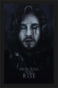Game of Thrones GOT Poster with A4 Size Frame F-575 Paper Print ...