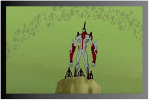 Ben 10 Poster with Frame Gloss Lamination M5 Paper Print - Animation ...