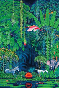 Wild Jungle Poster | Jungle Posters for Room | Unframed | With Self ...