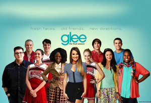 Poster Tv Show Glee Series 8 (Large Print, 36x24 Inches, Banner Media ...