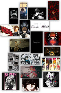 Death note set of 18||HD poster Photographic Paper - Movies posters in ...
