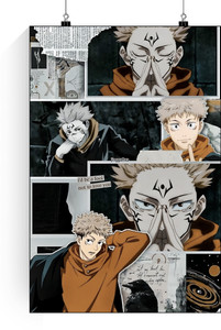 Sukuna Style Anime Poster | Jujutsu Kaisen Sukuna Style Anime Poster ...