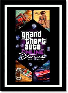 GTA poster for room and home decor, Gaming poster for room Paper Print ...