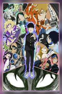 Mob Psycho Anime Series Hd Matte Finish Poster Paper Print - Animation ...