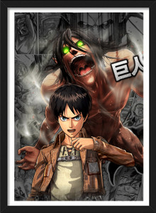 Eren Jeager | Founding Titan | AOT Framed Poster | Anime Paper Print ...