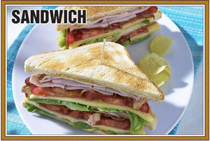 Poster Stickers For Hotel Restaurant Caterer Sandwich Num3 Sticker ...