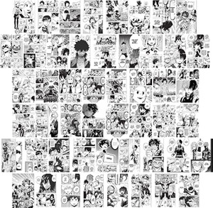 50 Pcs Anime Panel Wall Collage Kit Aesthetic Pictures, Manga Aesthetic ...