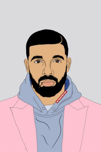 Drake Poster for Room Wall Decoration, Size - 12 X 18 inches || VE EB ...