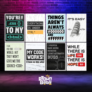 Code & Create: Inspirational Software Engineering Poster Bundle | 8 A4 ...