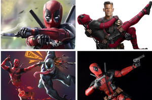Poster 4 Combo Deadpool & Wolverine Poster for Home Office and Student ...