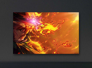 DEMON SALYER I TANJIRO KAMADO I 300GSM I A3 FRAME 3D Poster - Koyoharu ...