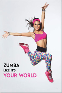 Zumba Posters for Wall, Dance Wall Poster (12 x 18 inch), Aerobics ...