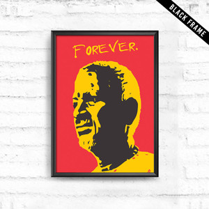 Ilayaraja Forever Poster Black Frame Photographic Paper - Pop Art ...