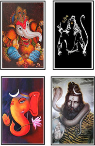 'Spiritual / Gods Posters' (Pack of 4) for Room & Office Paper Print ...