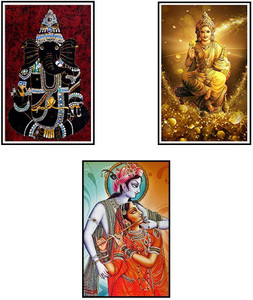 'Spiritual / Gods Posters' (Pack of 3) for Room & Office Paper Print ...