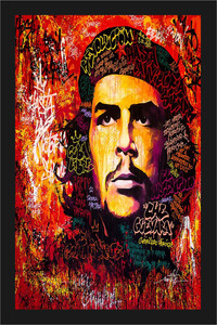 Che Guevara Motivational Poster with A4 Size Frame F-244 Paper Print ...