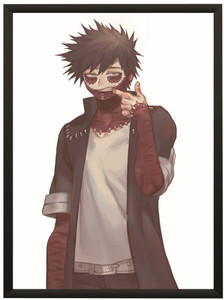 My Hero Academia Anime Dabi Boku No Academia Wall Poster With Frame A4 ...