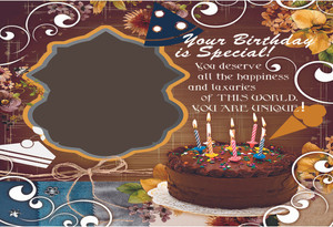 Poster Birthday Insert Photo Sl-15420 (Large Poster, 36x24 Inches ...
