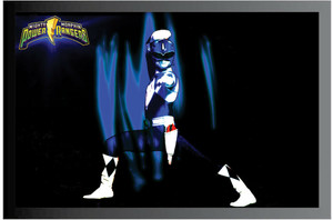 Power Rangers Frame Poster For Room Synthetic Wood Gloss Lamination F30 ...