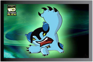 Ben 10 Poster with Frame Gloss Lamination M17 Paper Print - Animation ...