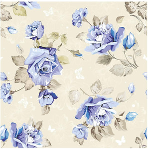 Floral Self Adhesive Waterproof Scratch Resistant Wallpaper for Home ...