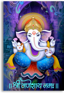 Ganesh Photo Poster HD God Religious Poster For Pooja Room Office Decor ...