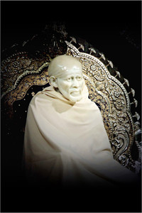 Sai Baba Poster Big Size Sparkle Coated Self Adhesive Fine Art Print ...