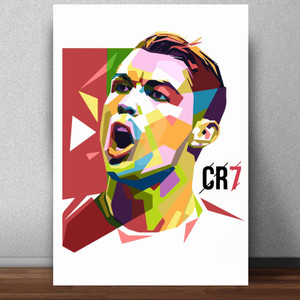 Ronaldo WMP Poster for Room & Office (13 Inch X 19 Inch, Rolled) Multi ...