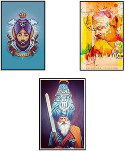 'Spiritual / Gods Posters' (Pack of 3) for Room & Office Paper Print ...