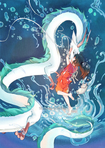 Spirited Away Studio Ghibli Haku Spirited Away Ogino Chihiro Matte ...
