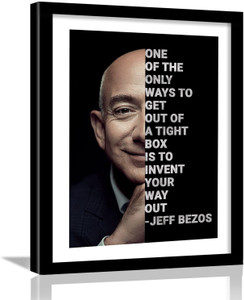 Jeff Bezos Wall Poster for Room - Motivational Quotes Poster for ...