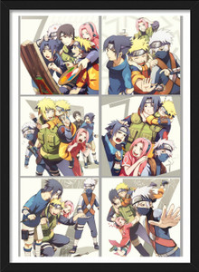 Naruto Shippuden Aesthetic Collage | Naruto Frames & Posters | Anime ...
