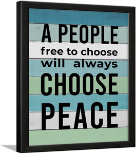 Peace Quotes Wall Frames - Framed Peace Posters for Wall - Motivational ...