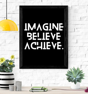 Motivational Wall Art Framed Poster Paper Print - Quotes & Motivation ...