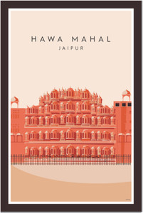 Hawa Mahal Poster, Jaipur Theme Poster Pinkcity Poster Rajasthani ...