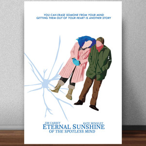 Eternal Sunshine Movie Minimal Art Poster for Room & Office Multi color ...