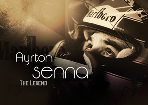 Poster Ayrton Senna sl-6786 (Large Print, 36x24, Banner Media ...
