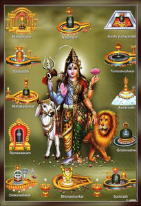 Poster Shiva Parvathi With Shiv Ling 12 Forms sl-15012 (LARGE Poster ...