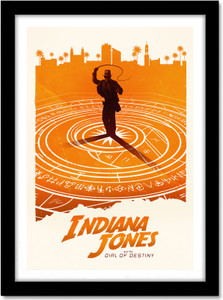 Indiana Jones Movie Framed Poster With Acrylic Sheet For Room & Office ...