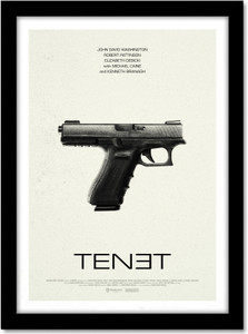 Tenet Movie Framed Poster With Acrylic Sheet For Room & Office Paper ...