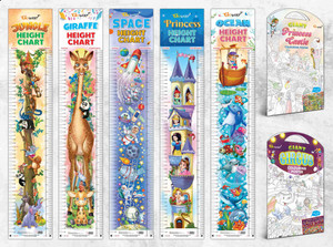 PRINCESS HEIGHT CHART, OCEAN HEIGHT CHART, JUNGLE HEIGHT CHART, GIRAFFE ...