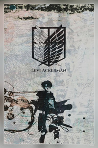 Levi Ackerman Attack On Titan Matte Finish Poster P-12740 Paper Print ...