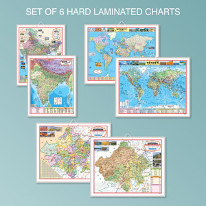 Educational Maps for kids | Hard Laminated Maps Set of 6 (3 Sheets ...