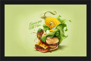 Funny Jokes Comedy Poster with A4 Size Frame F-474 Paper Print - Nature ...